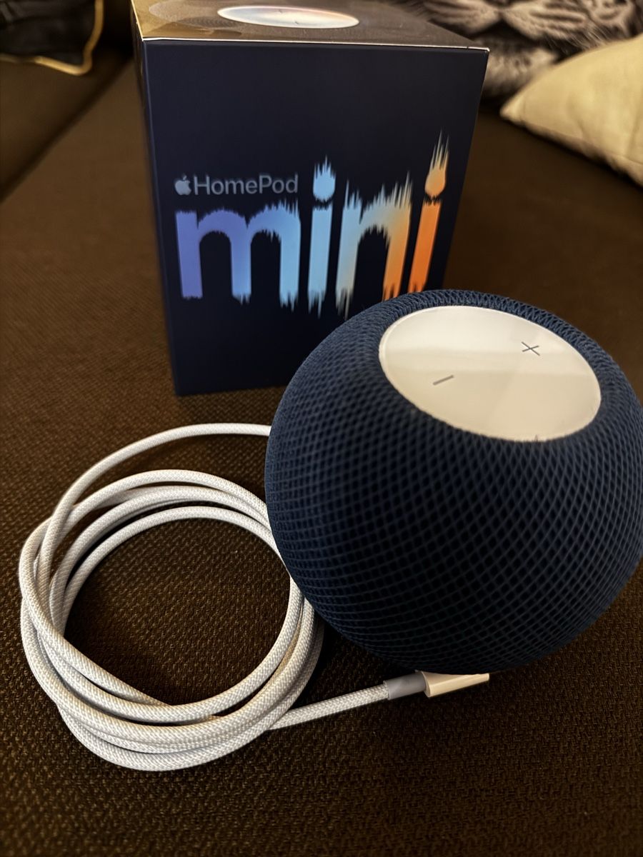 HomePod mini bleu - État neuf, jamais utilisé! (Neuf avec emballage d ...