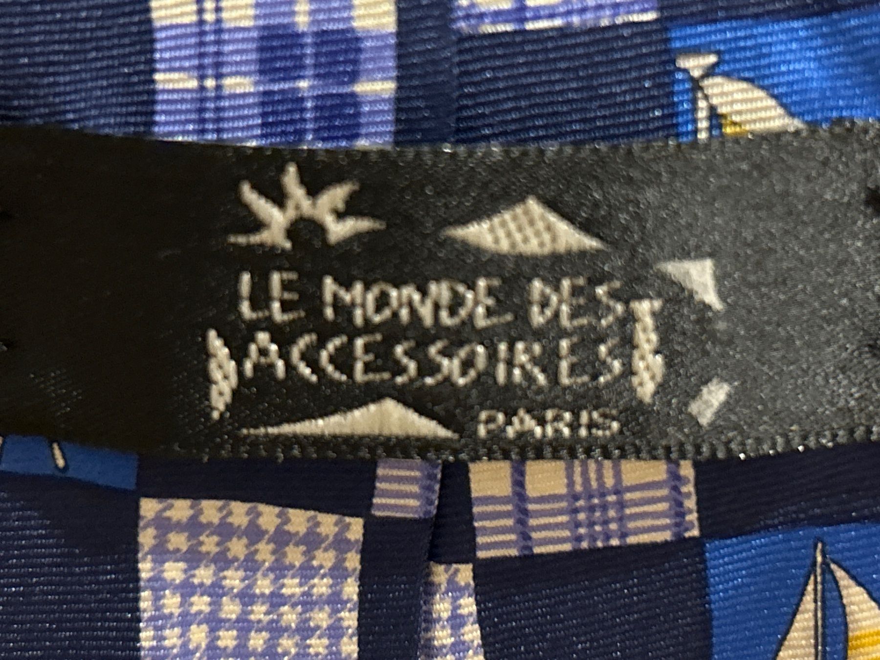 Krawatte Nautik Motiv von Le monde des accessoires100% Seide (Neu und ...