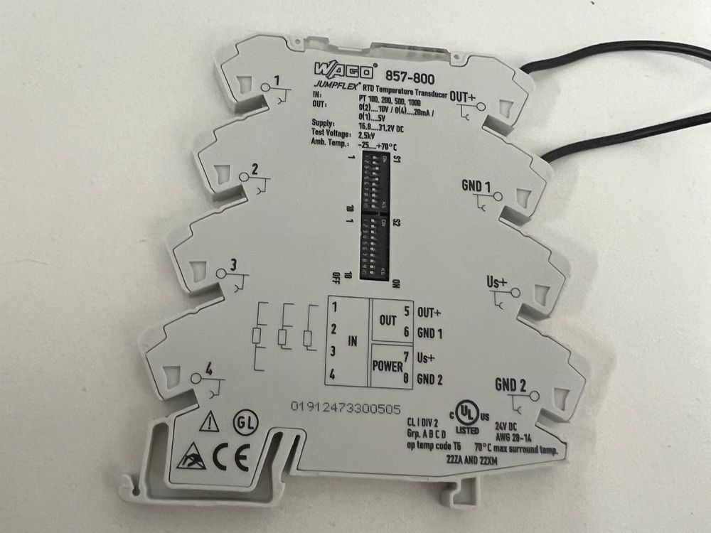 Wago Jumpflex 857-800 Messumformer Temperatur PT-100 | Kaufen auf Ricardo