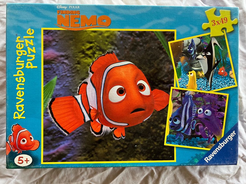 Disney Finding Nemo Ravensburger Puzzle 3x 49 Teile (Gebraucht) in ...