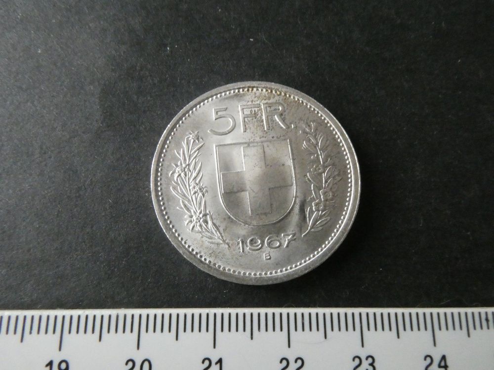 Schweiz 1967, 5 Franken - Silber | Kaufen auf Ricardo
