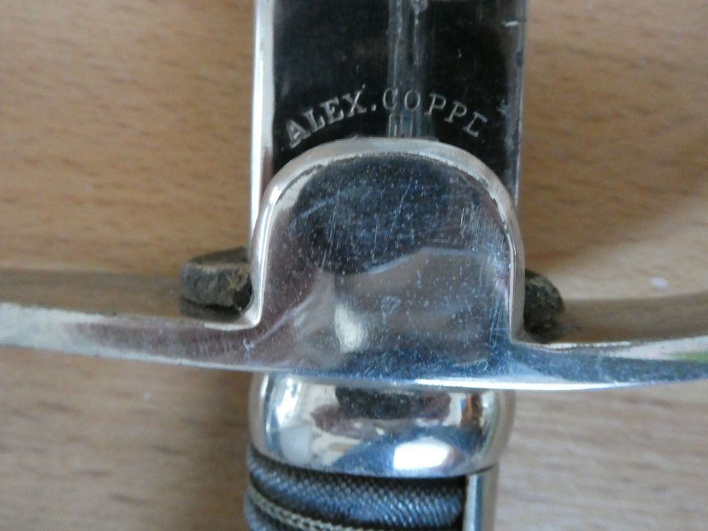 Säbel von Alex Coppel, Sollingen mit CH-Kreuz 06 2255 | Kaufen auf Ricardo