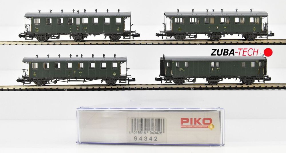 Piko 94342 Oldtimer-Wagenset 4-tlg SBB Spur N GS mit OVP (Neu und ...