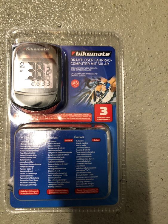 Fahrradcomputer Bikemate mit solar (Neu und originalverpackt) in Chur ...