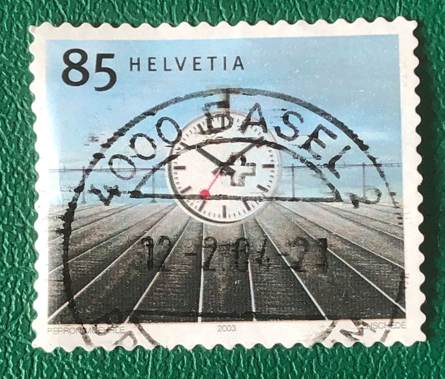 Nr.1108 mit VollStempel Bahnhofuhr Basel | Kaufen auf Ricardo