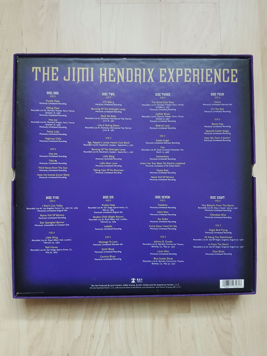 The Jimi Hendrix Experience LP Box 2000 / Neuwertig / Rare (Gebraucht) in Bischofszell für CHF ...