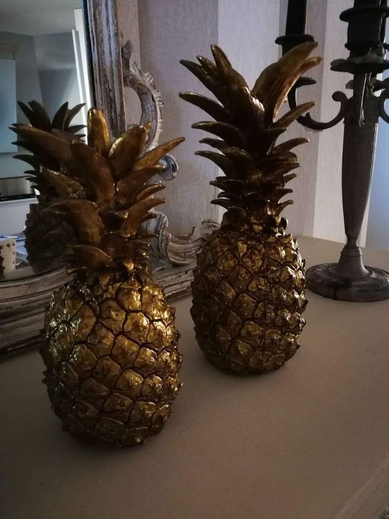 DEKO-ANANAS Gold von Pfister | Kaufen auf Ricardo