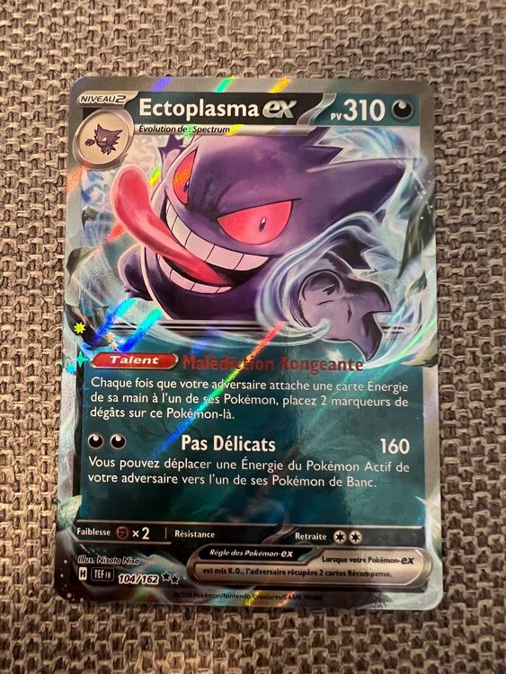 Pokémon Forces temporelles: Ectoplasma Ex 104/162 FR | Kaufen auf Ricardo