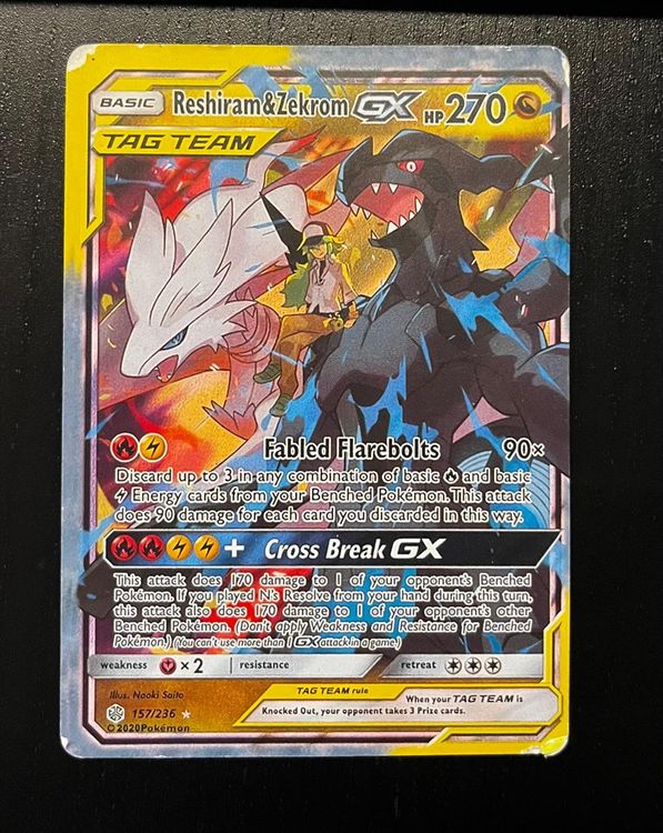 Pokémon Reshiram&Zekrom GX (Gebraucht) in Münsingen für CHF 150 – mit Lieferung auf Ricardo kaufen