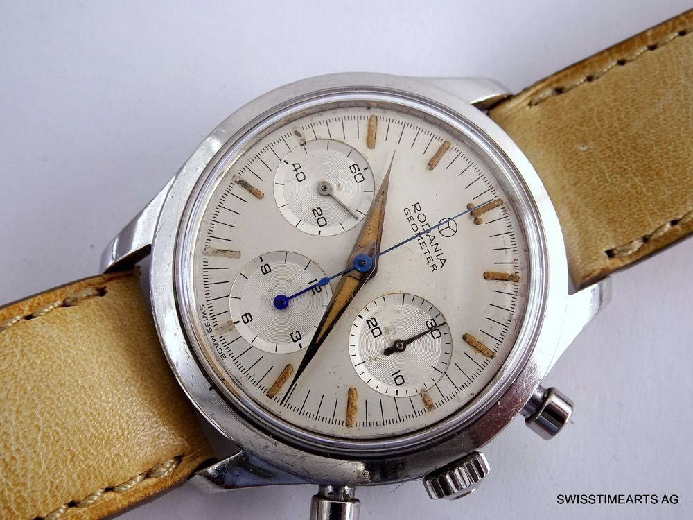 RODANIA GEOMETER 1960ER CHRONOGRAPH KAL. VALJOUX 23 RARITÄT (Gebraucht ...