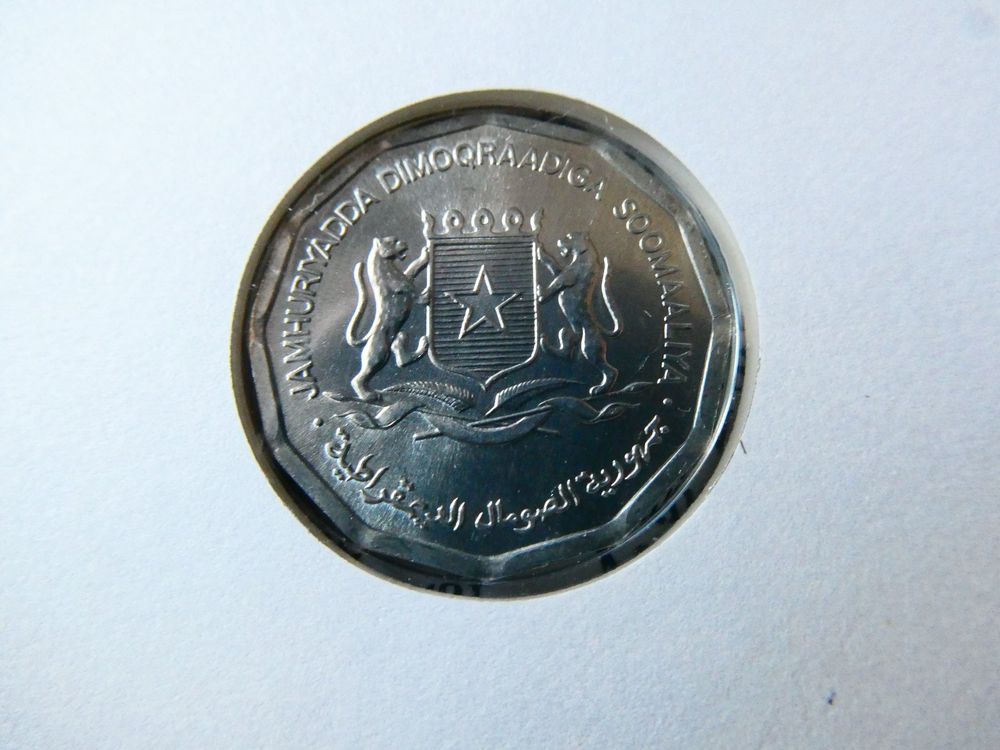 Somalia 1976, 10 Senti unzirkuliert - Münzbrief (Neu (gemäss Beschreibung)) in Hinterforst für ...
