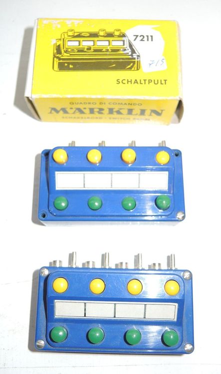 2x Märklin Schaltpulte 7211 (715) (Gebraucht) in Courtaman für CHF 8 ...