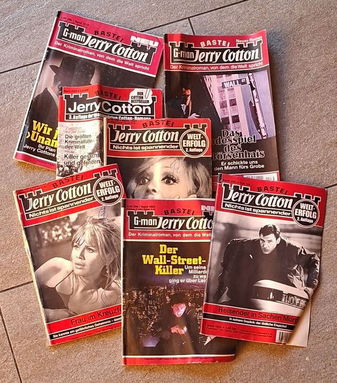 7 Jerry Cotton Sammlung: Krimi-Hefte der 80er Jahre zu verka (Gebraucht ...