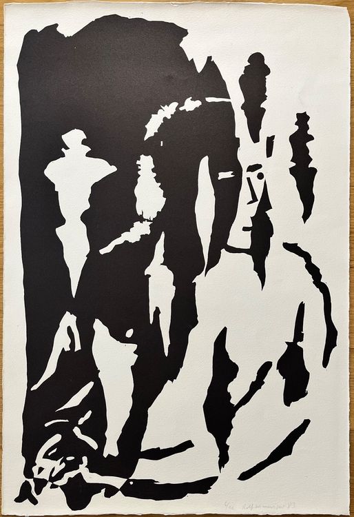 Rolf Winnewisser (1949) Lithographie, Handsigniert (Gebraucht) in Root für CHF 24 – nur Abholung ...