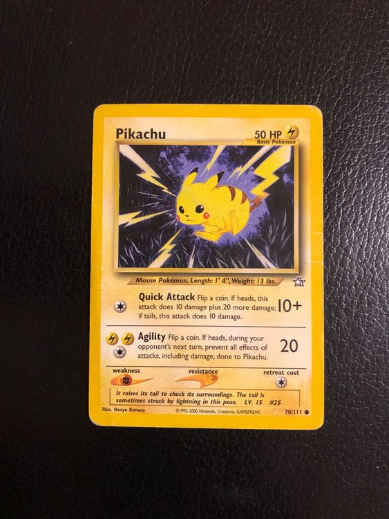 Neo Genesis Pikachu 70/111 Ab 1 | Kaufen auf Ricardo