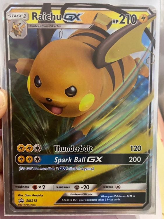 Pokemon-Karte Raichu GX | Kaufen auf Ricardo