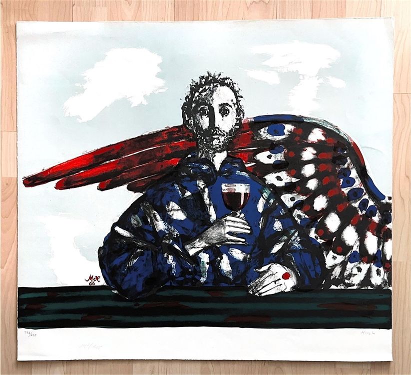 Max Hunziker (1901-1976)Litho.Handsignrt (Gebraucht) in Zürich für CHF ...