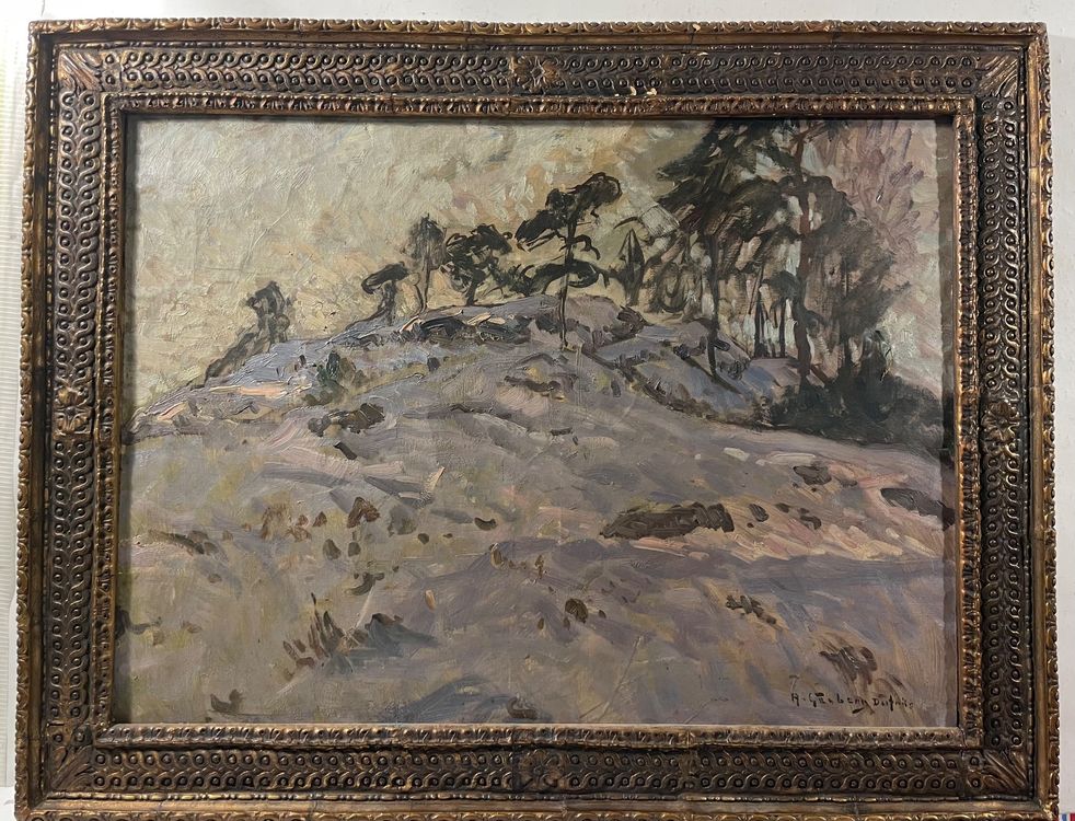 Anton Genberg (1862-1939) grosses Gemälde - Winterlandschaft | Kaufen ...