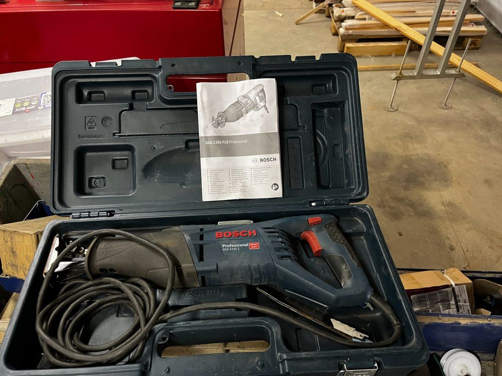Fuchsschwanz Säge elektrisch/ Bosch Professional GSA 1100 (Gebraucht ...