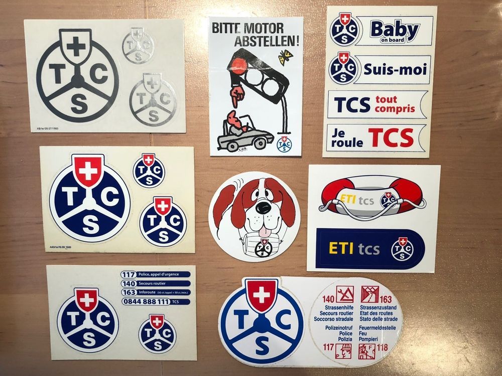 8x Aufkleber TCS | Kaufen auf Ricardo