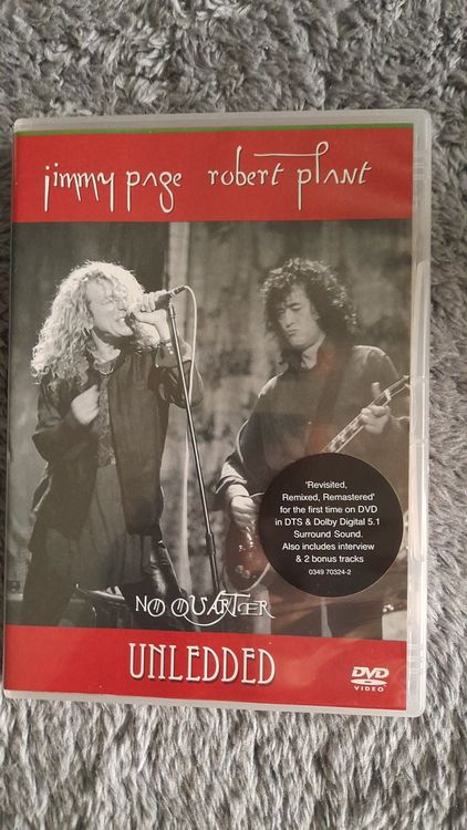 JIMMY PAGE ROBERT PLANT NO QUARTER UNLEDDED DVD | Kaufen auf Ricardo