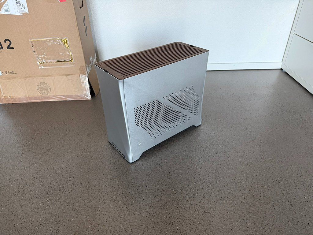 Fractal Design Era 2 ITX PC Case - Silver - New - Wooden Top (Neu ...