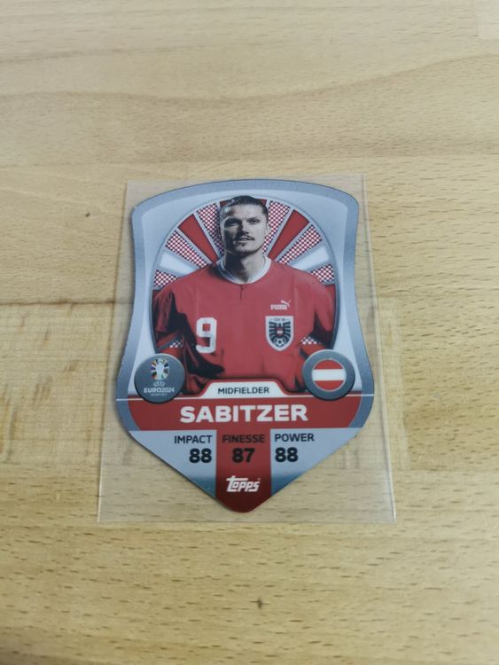 Topps Euro 2024 Match Attax - Chrome Shield Sabitzer SC 1 | Kaufen auf ...