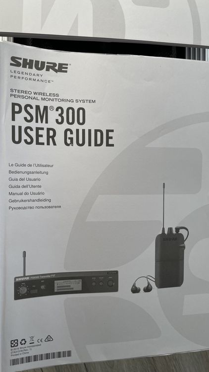 Shure PSM 300 In-Ear Monitoring System im Rack | Kaufen auf Ricardo