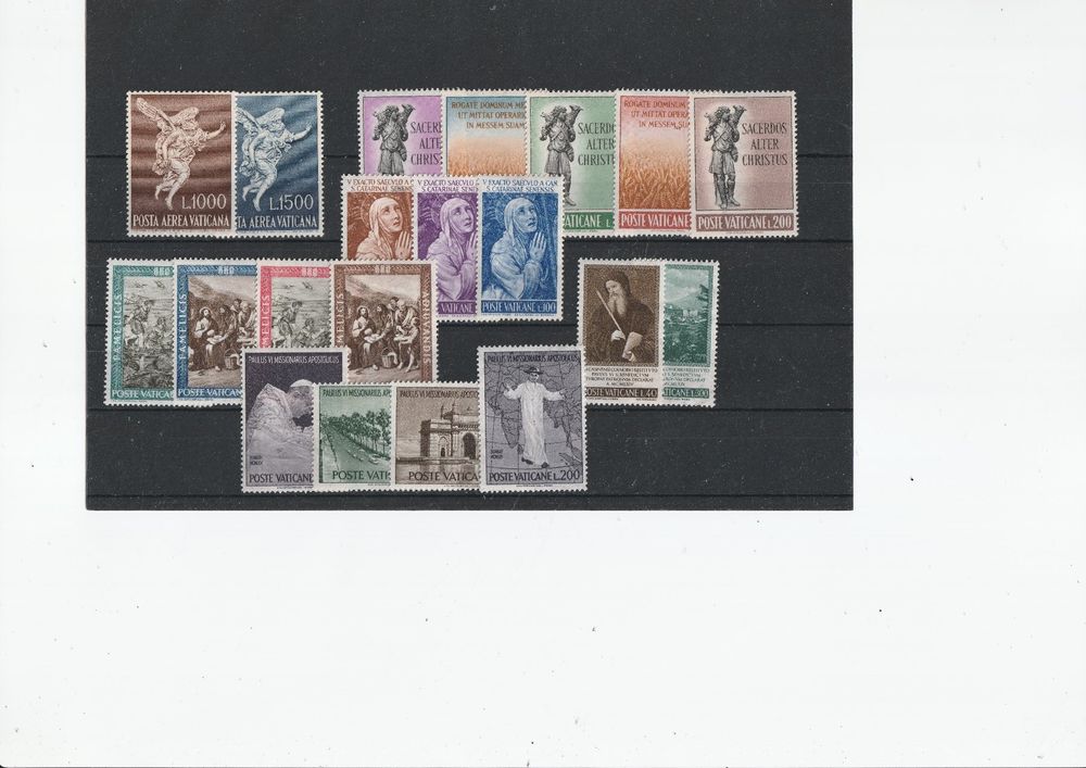 53/VATIKAN 1962/64 6 SERIEN ** (Neu (gemäss Beschreibung)) in Hirschthal für CHF 1 – mit ...