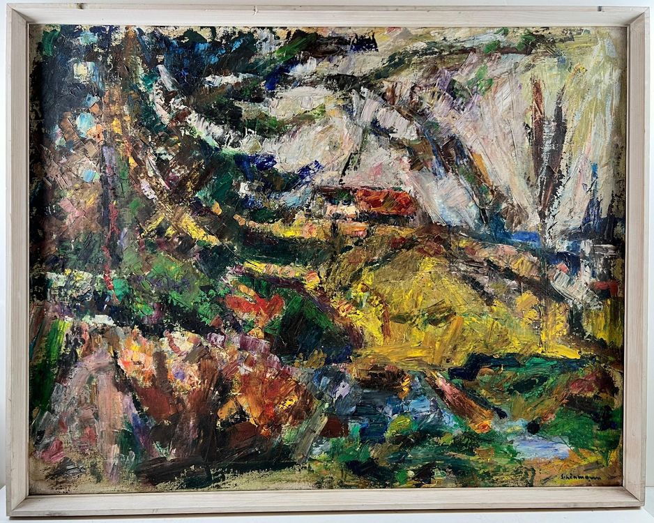 Erwin Schönmann (1906-1999) Grosser Gemälde (Gebraucht) in Neuhausen am Rheinfall für CHF 205 ...
