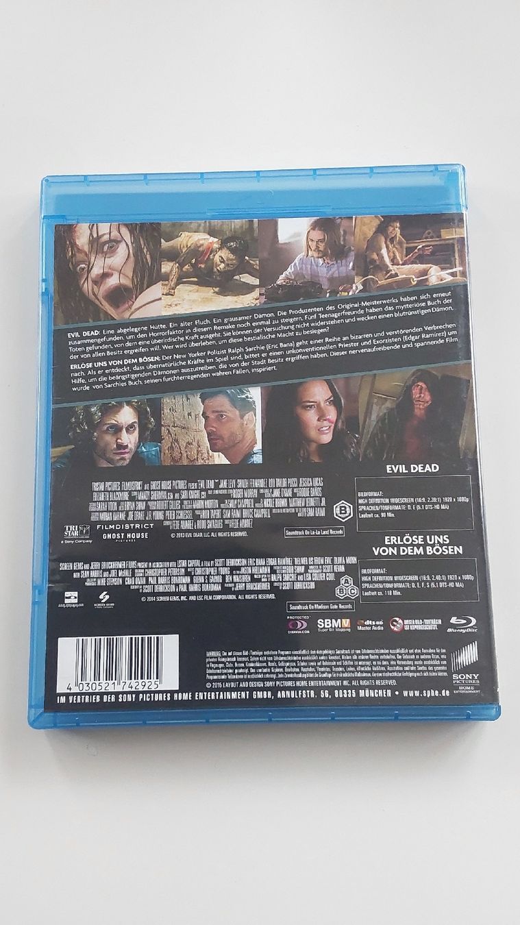 Blu-Ray Horror Doppel: Evil Dead + Erlöse uns vom Bösen (Gebraucht) in ...