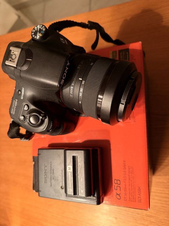 Sony Alpha 58 mit Kitobjektiv (Gebraucht) in Obernau für CHF 108 – mit ...