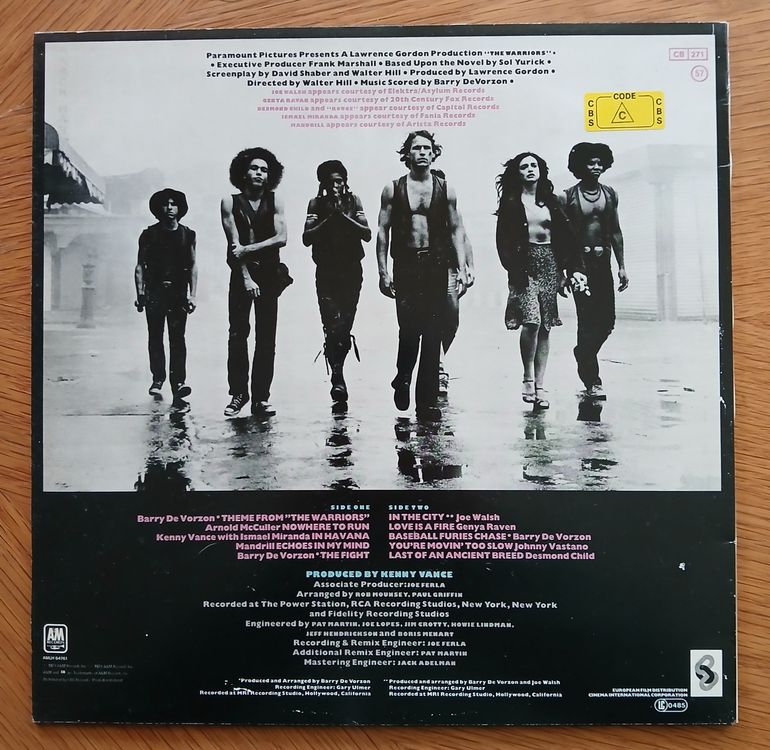 The Warriors (The Original Motion Picture Soundtrack) (LP) (Gebraucht ...