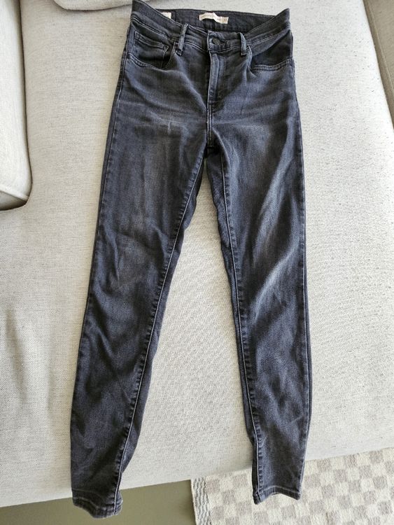 Levis 720 High Rise Super Skinny Jeans, Graue Waschung, 27 (Neu (gemäss ...