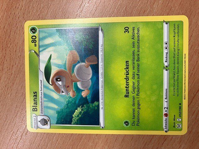Pokemon Blanas 012/196 | Kaufen auf Ricardo