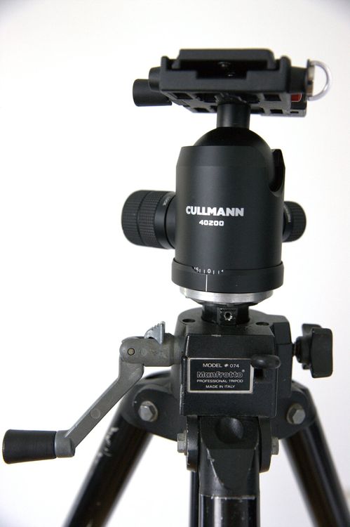Manfrotto Kamerastativ 074B und Cullmann Magnesit Kopf | Kaufen auf Ricardo