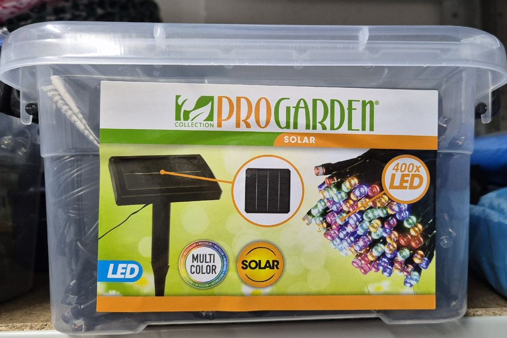 Solar Lichterkette 400xLed Neu, für Garten (Neu und originalverpackt ...