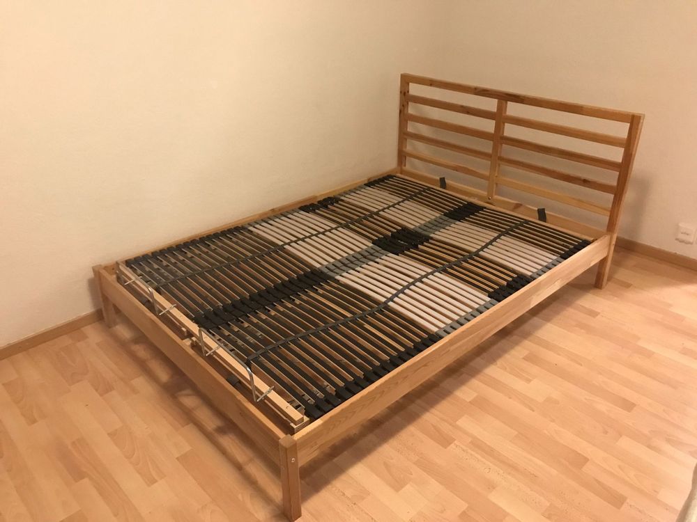 Bett mit Lattenrost 140x200, Kiefer, Ikea Tarva und Lönset | Kaufen auf ...