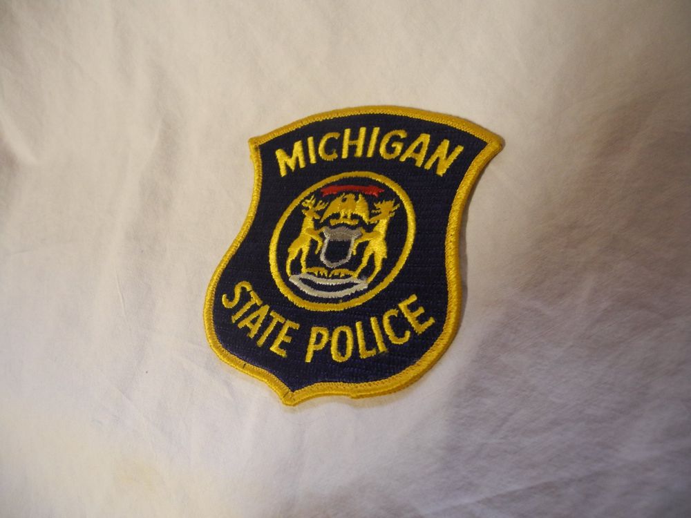 AUFNÄHER PATCH BADGE ORIGINAL MICHIGAN STATE POLICE (Gebraucht) in ...