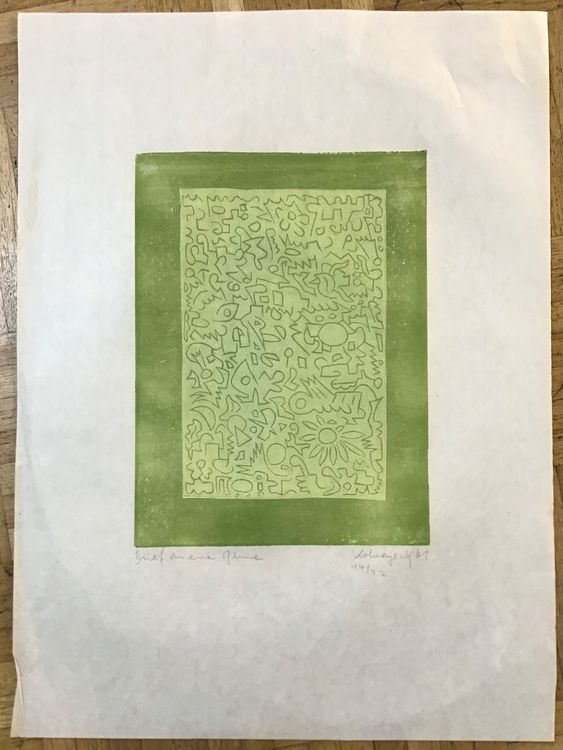 Theo KOLVAZECK (XX) Holzschnitt Handsigniert (Gebraucht) in Root für CHF 10 – mit Lieferung auf ...