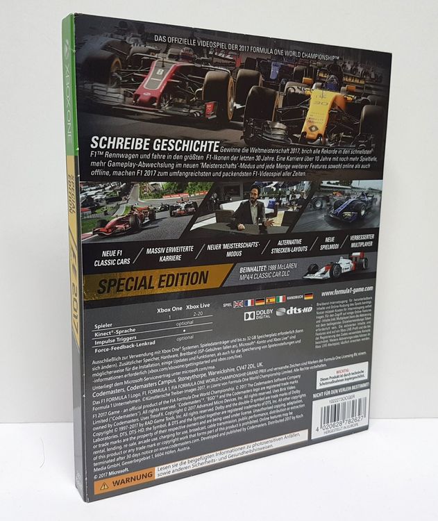 F1 Formula 1 2017 schreibe Geschichte brich alle Rekorde XB (Gebraucht) in Schüpfheim für CHF 13 ...