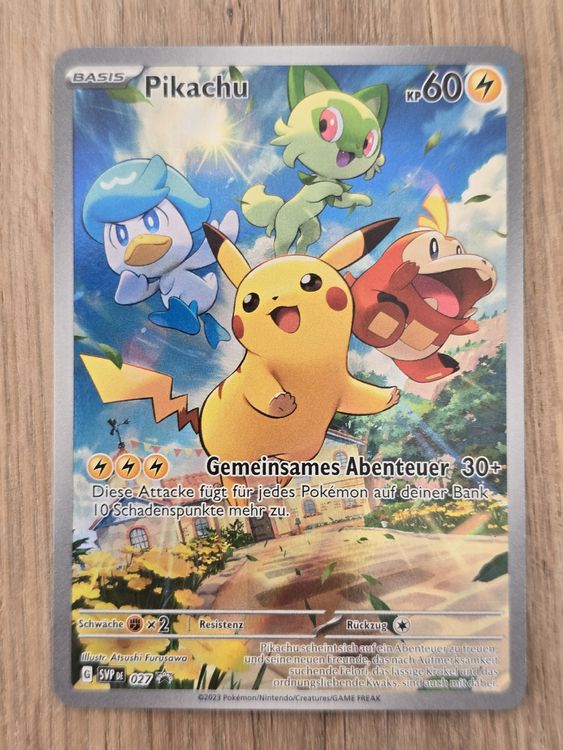 Pikachu Promo 027 Deutsch | Kaufen auf Ricardo