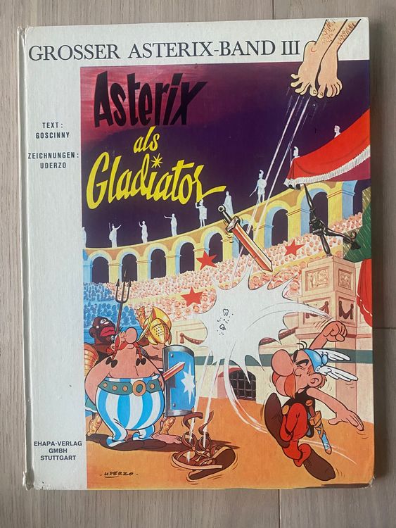 Asterix als Gladiator Band III 1969 (Gebraucht) in Zürich für CHF 3 – mit Lieferung auf Ricardo ...