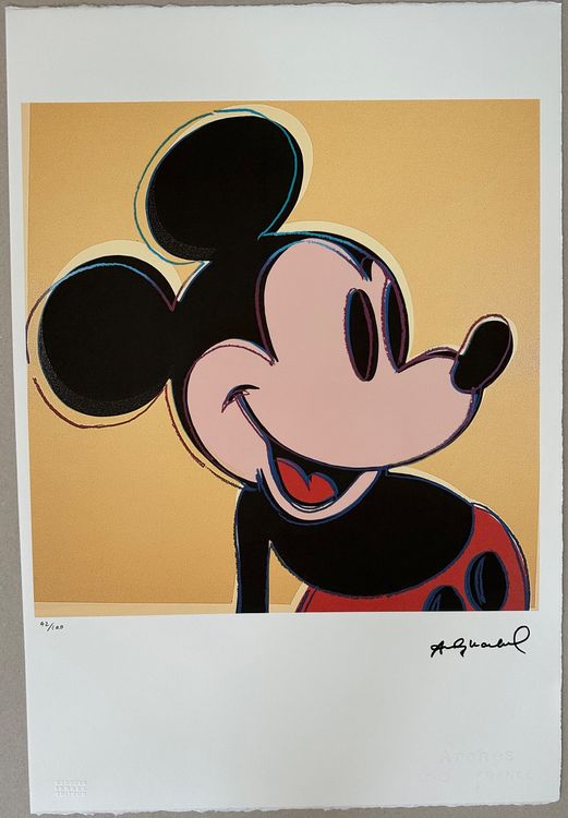 Andy Warhol: Mickey Mouse 42/100 | Kaufen auf Ricardo