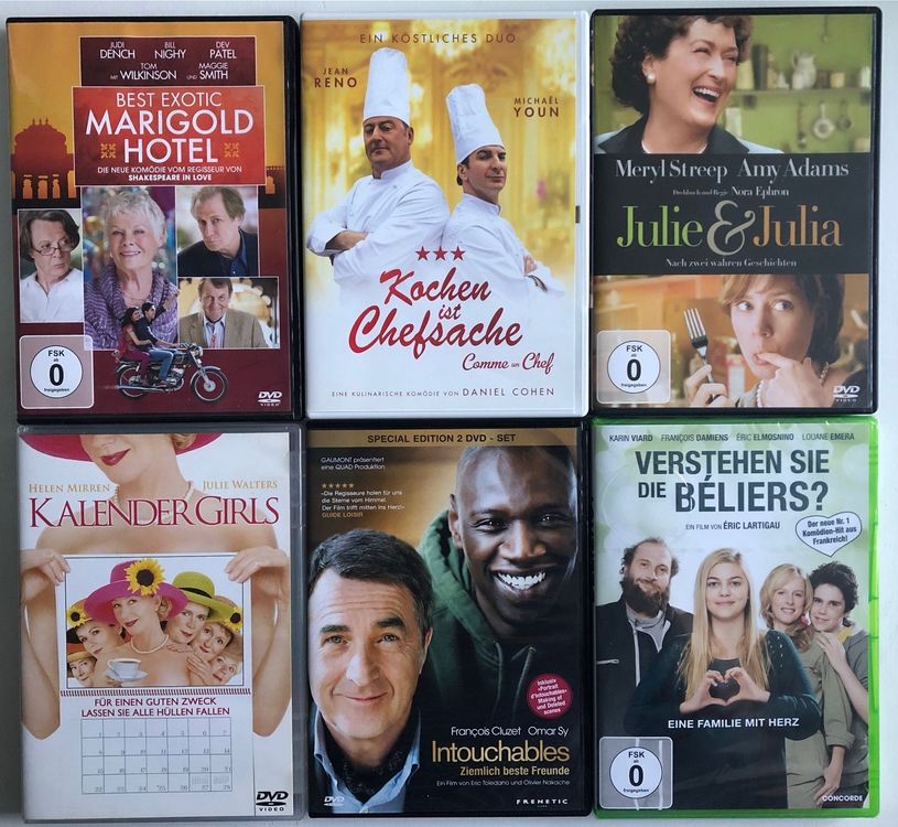 Marigold Hotel, Julie+Julia, Kalender Girls, Intouchables | Kaufen auf ...