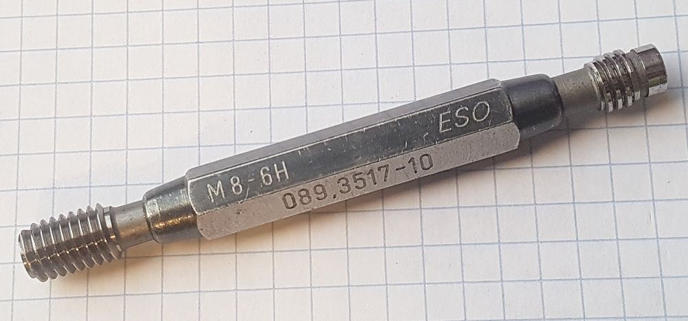 Gewinde-Grenzlehrdorn M8 Toleranz 6-H (Gebraucht) in Aarburg für CHF 14 – mit Lieferung auf ...