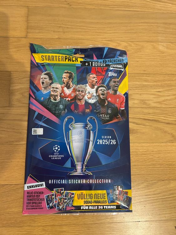 Topps Champions League Sticker 2025/26 | Starterpack (Gebraucht) in Zug ...