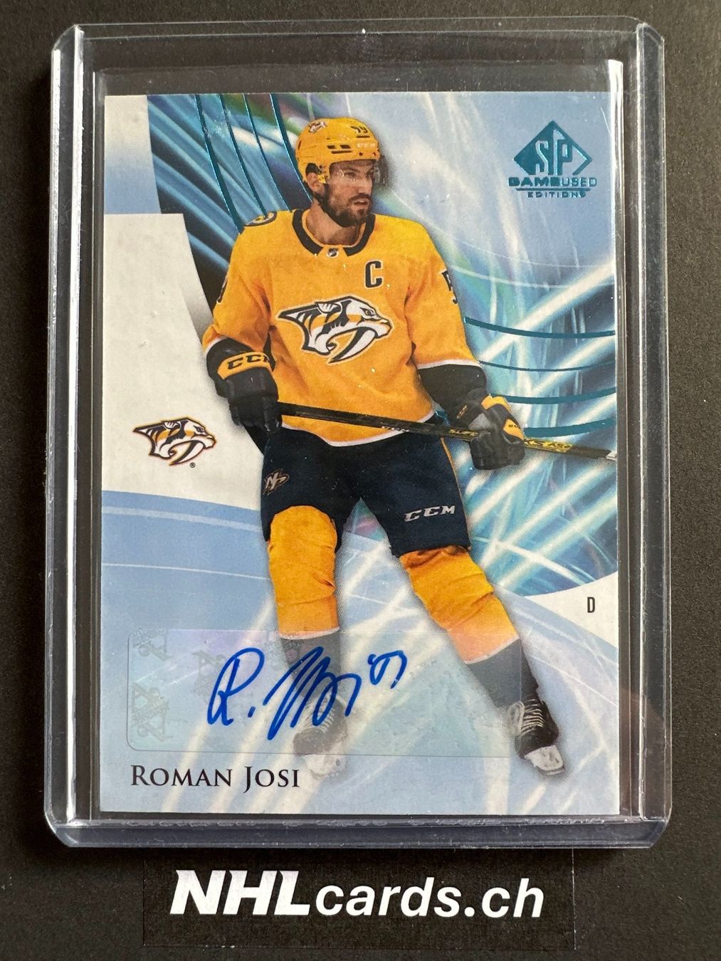 Roman Josi NHL SP Game Used Auto Card (Gebraucht) in Belp für CHF 20 ...