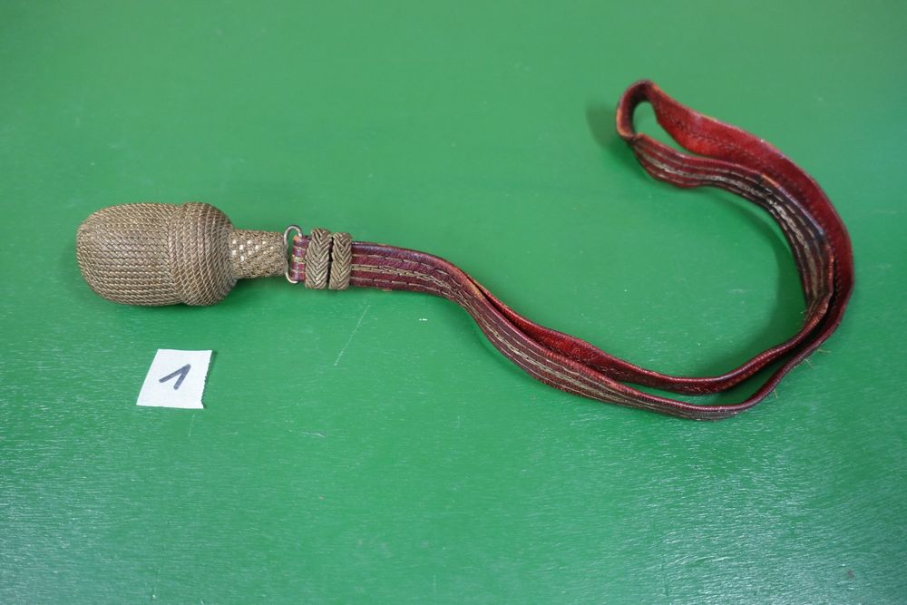 Schlagband Offizier Ord. 1877/85 Säbel Degen Portepee (Gebraucht) in ...