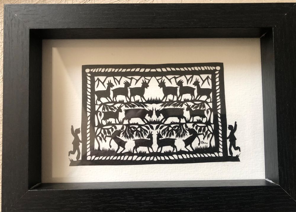 Scherenschnitt Ziegen | Acheter sur Ricardo